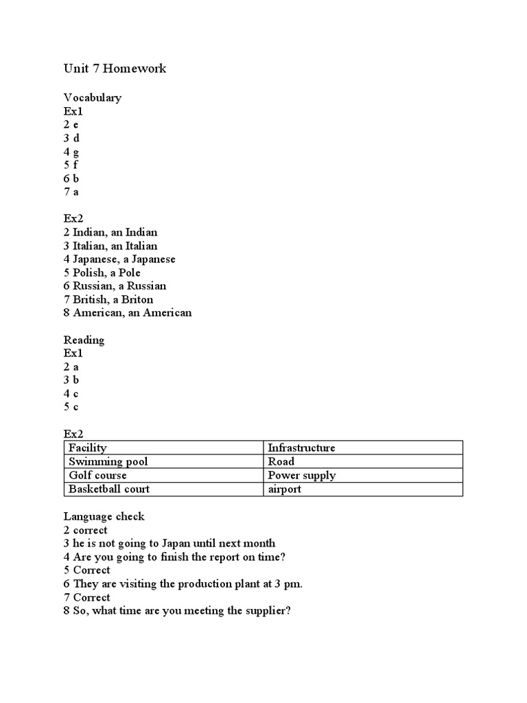 Unit 7 Homework | PDF