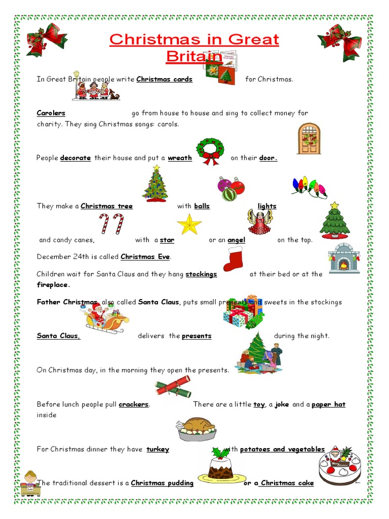 Christmas Traditions in Britain and USA | PDF