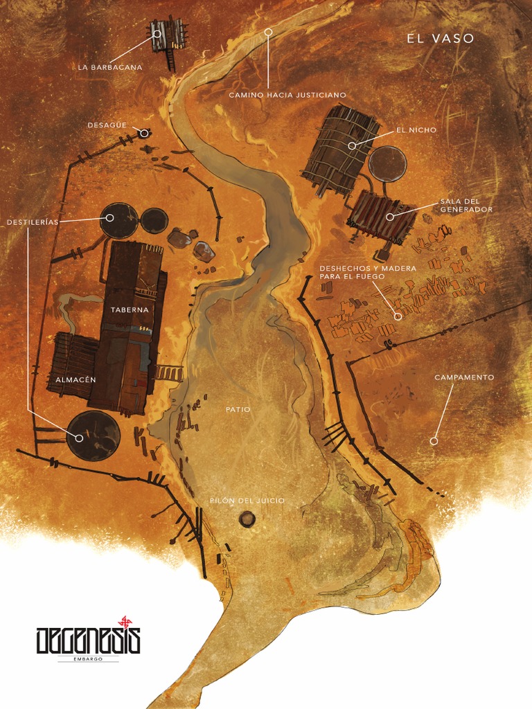 Degenesis Embargo Adventure Maps (Digital) | PDF