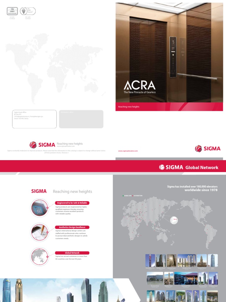 Otis Sigma Model Acra | PDF | Electromagnetic Interference | Elevator