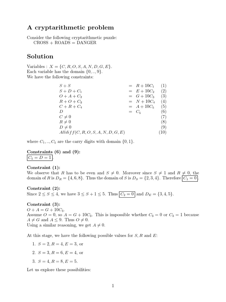 CSP Problem | PDF | Theoretical Computer Science | Applied Mathematics