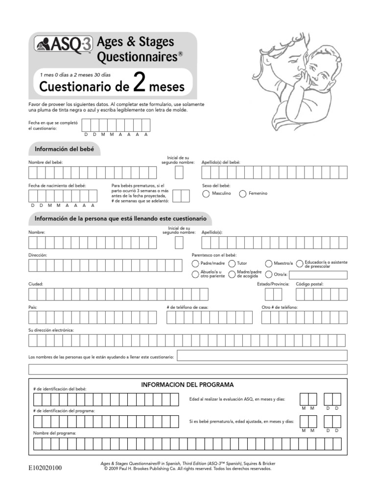 ASQ-3 - 2 Meses | PDF