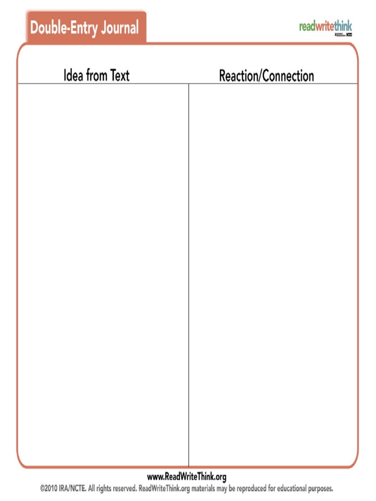 Double Entry Journal | PDF