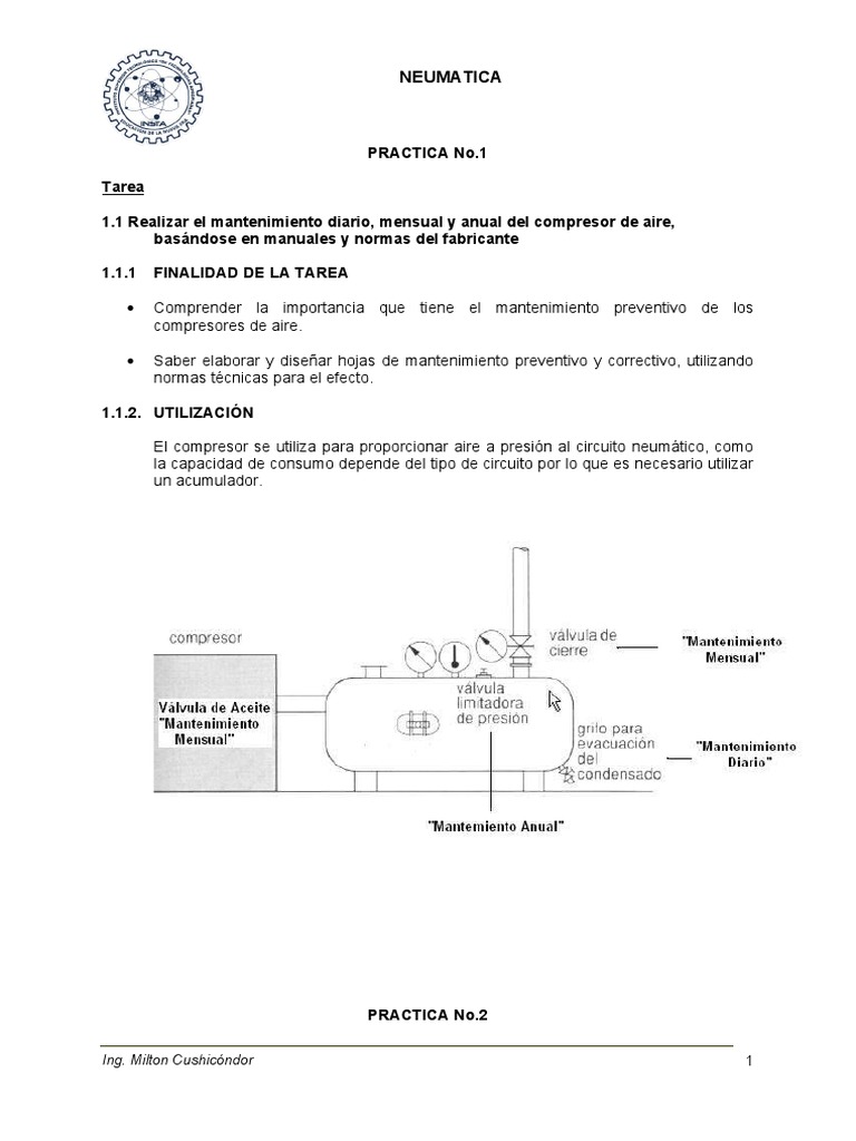 Practicas Neumatica Final | PDF | Neumática | Presión