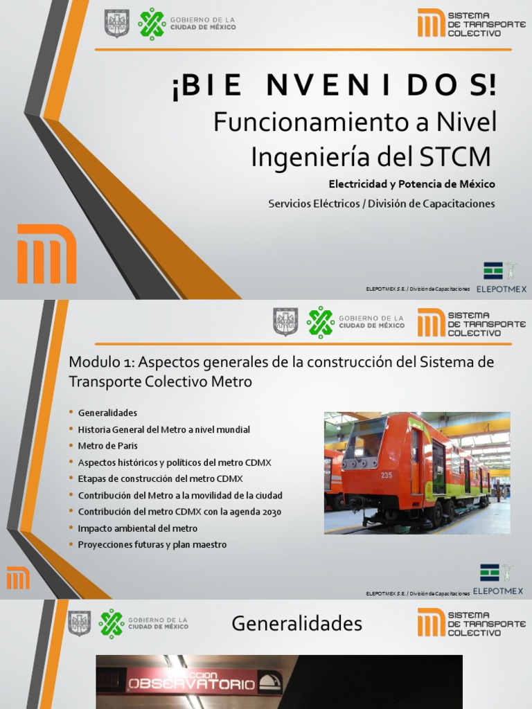 MODULO 1 Funcionamiento A Nivel Ingeniería Del STCM | PDF | Tránsito rápido