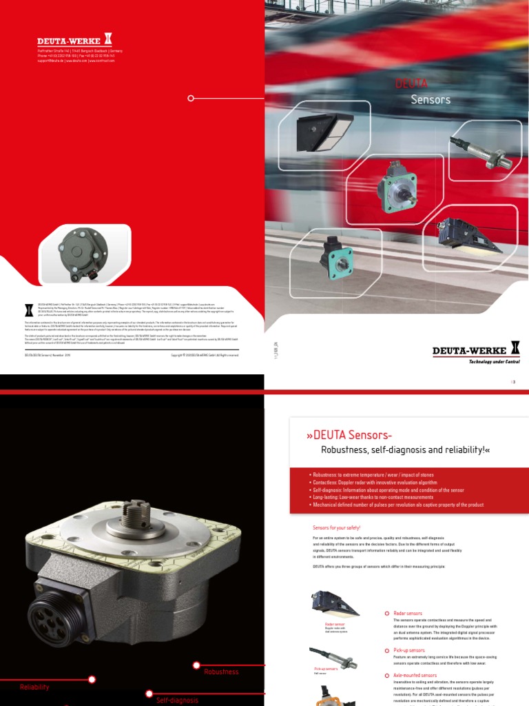 Deuta Sensoren en | PDF | Alternating Current | Electrical Connector