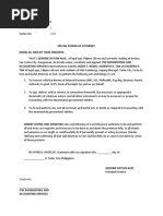 Sample Request For CTC - Authorization Letter | PDF