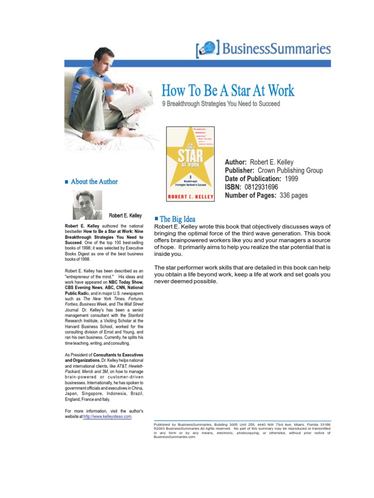 Star at Work | PDF | Leadership | Employment
