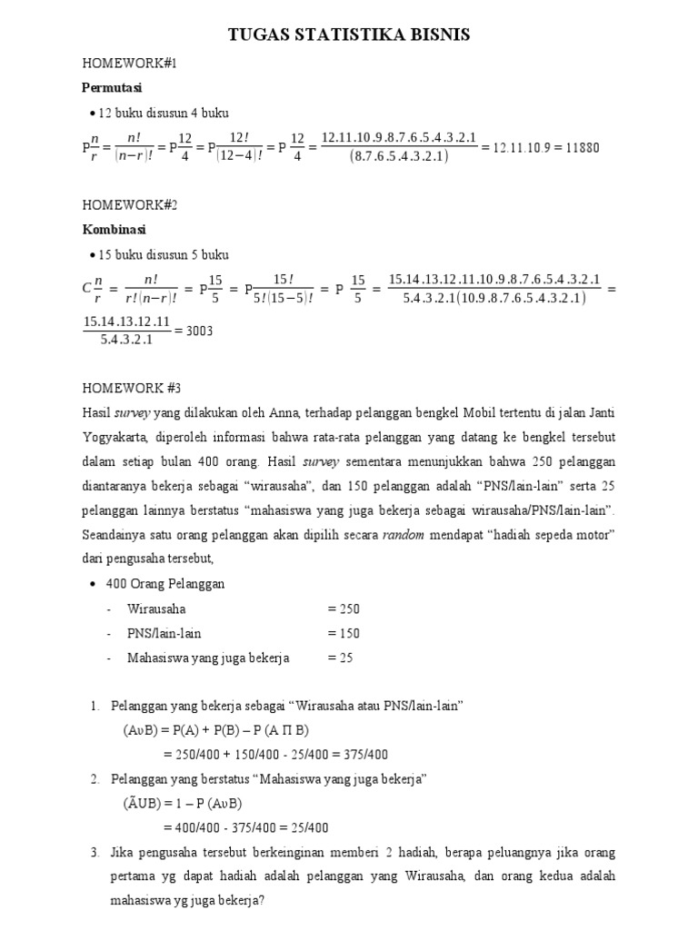 Statistika Binis 2 Pdf