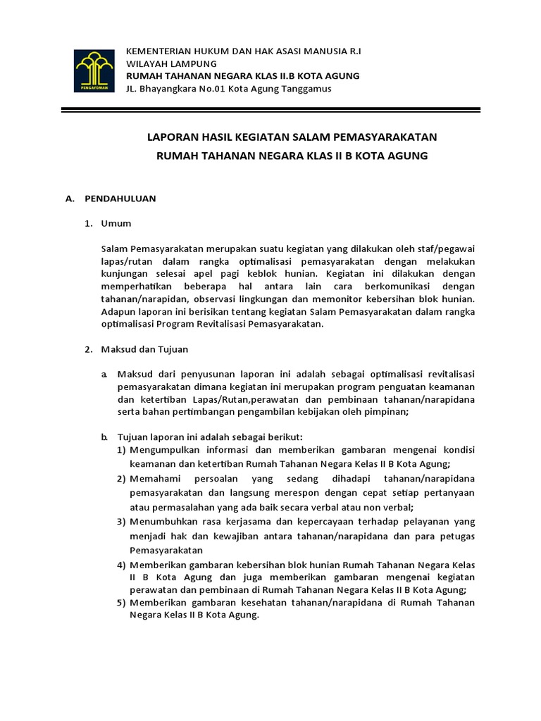 Laporan Data Keamanan Dan Ketertiban | PDF