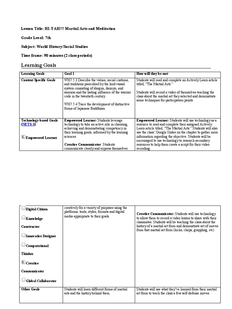 Triple e Lesson Plan - TP | Download Free PDF | Learning | Expert