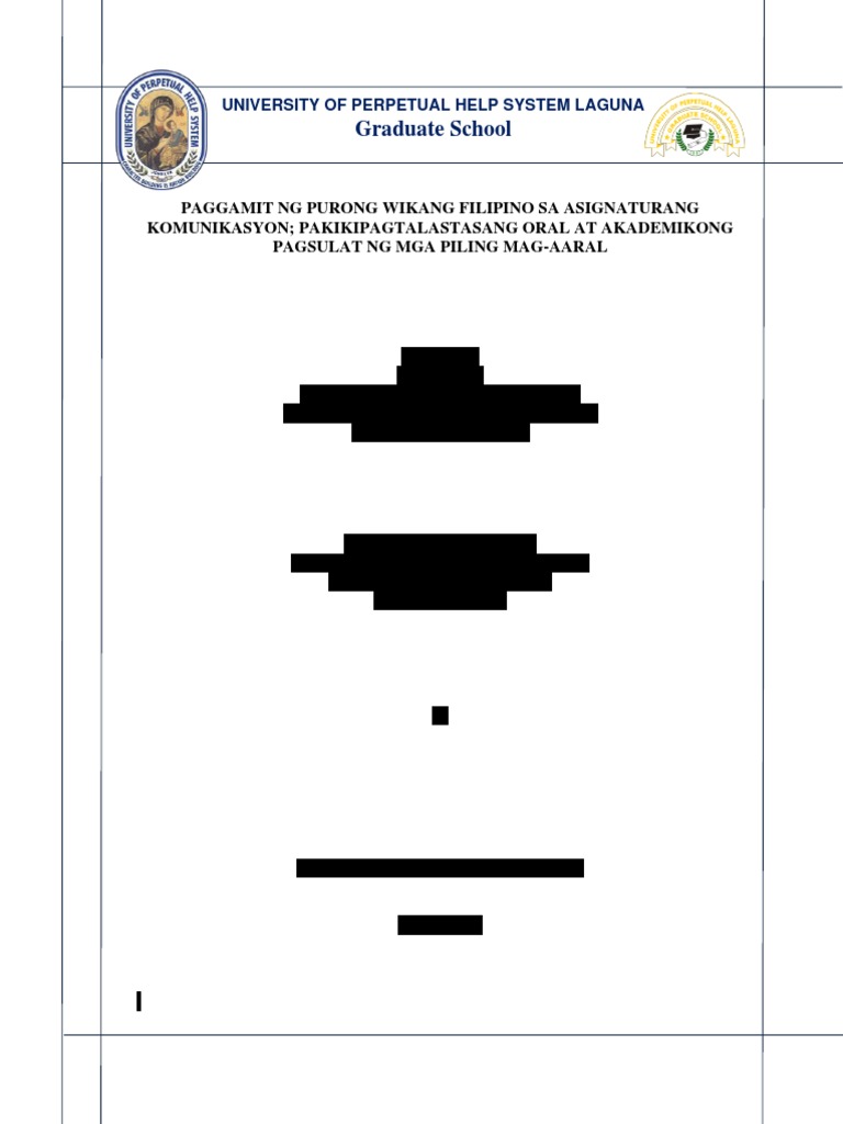 Sample Kabanata 1 | PDF