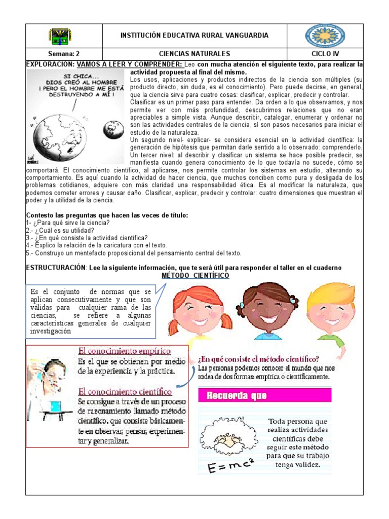 Usos y pasos del método científico | PDF | Experimentar | Hipótesis