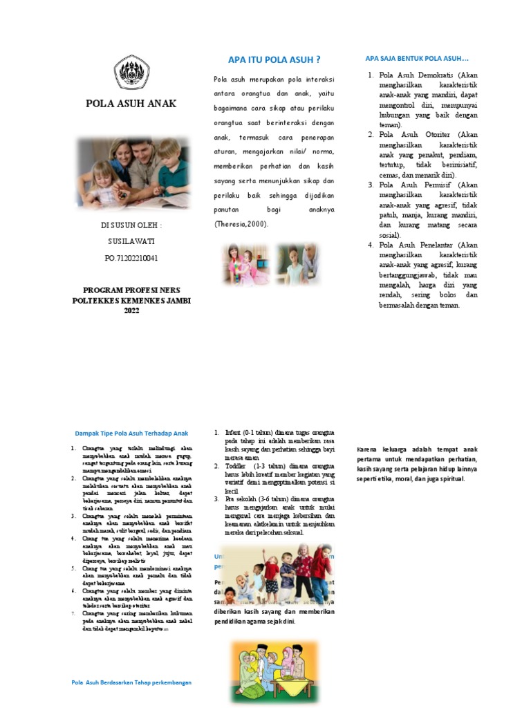 Leaflet Pola Asuh | PDF | Pengembangan Diri