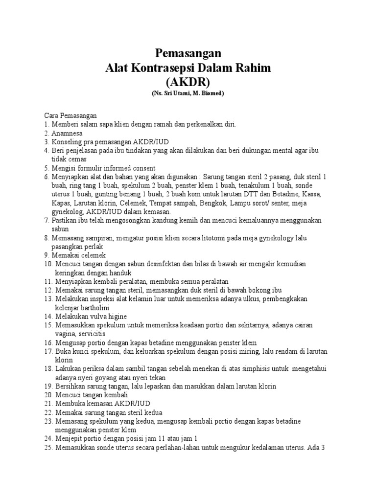 Pemasangan Akdr | PDF