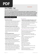 Shell Turbo Oil T 32 Datasheet | PDF | Motor Oil | Turbocharger