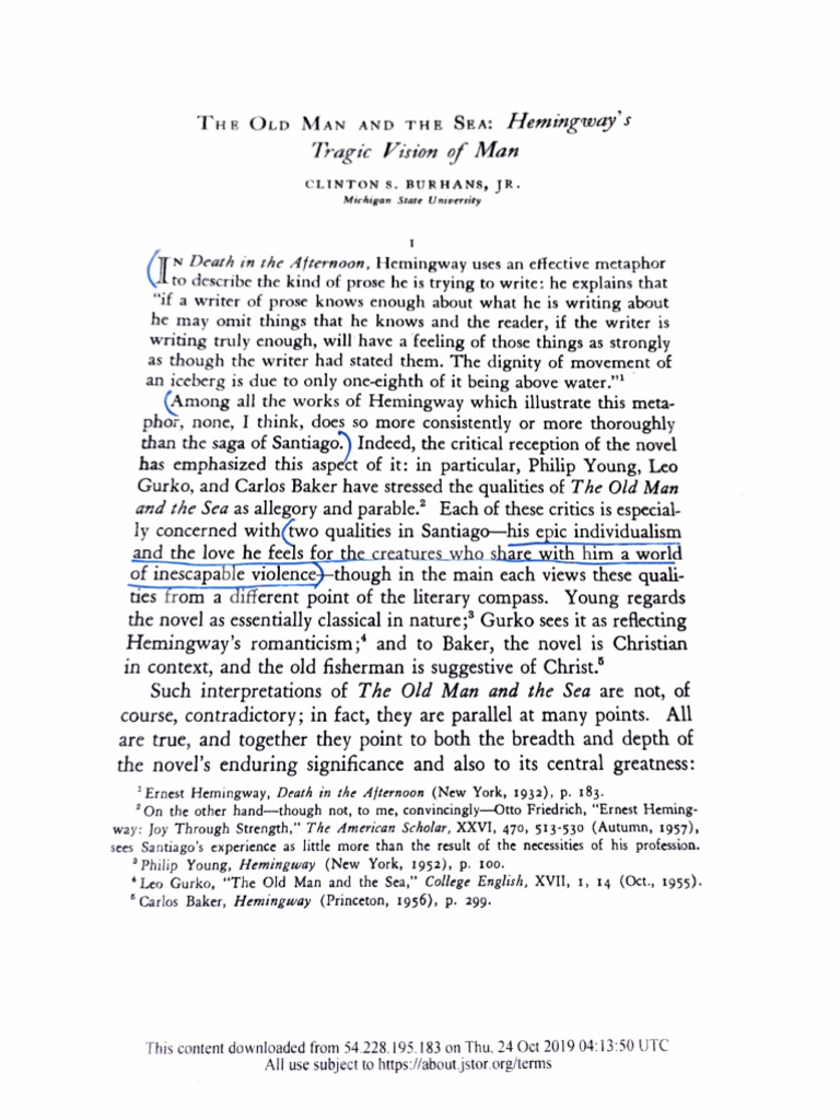 The Old Man & The Sea | PDF