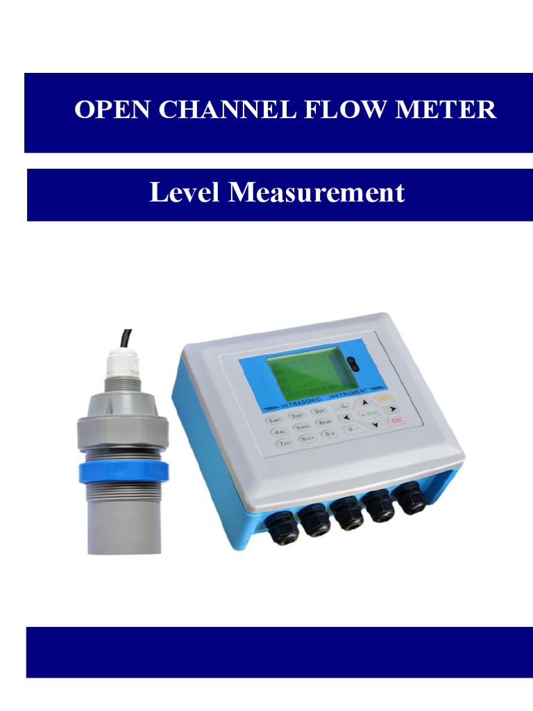 Open Channel Flow Meter User Manual | PDF | Sensor | Flow Measurement