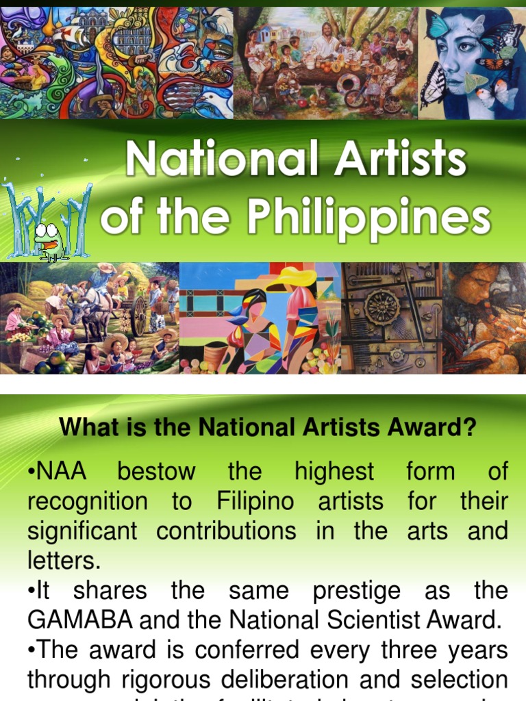 National Artist of The Philippines Introduction | PDF | The Arts