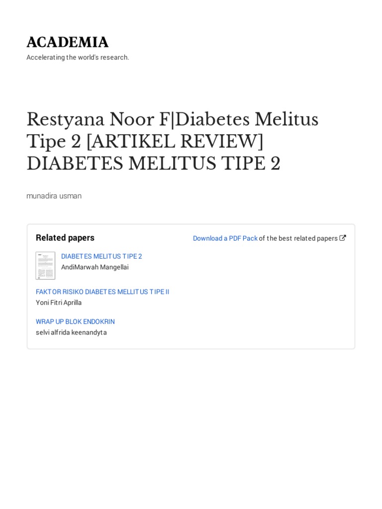 Jurnal Diabetes Type 2 | PDF