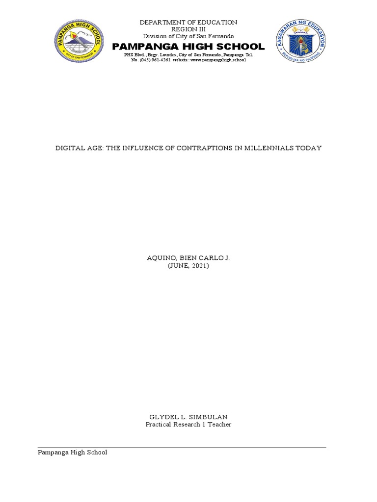 Header Footer Front-Page Template | PDF | Survey Methodology ...