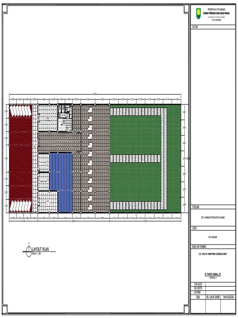 Denah Rencana Lapangan Tembak | PDF