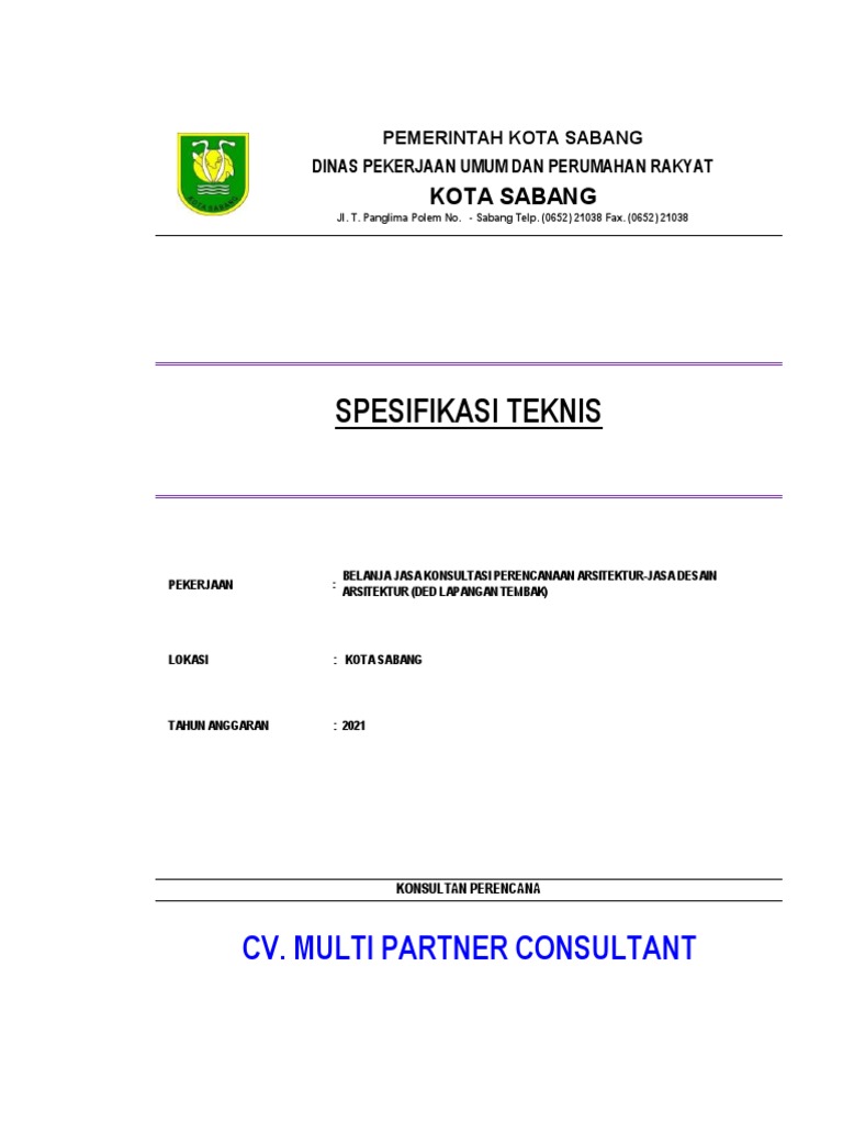 Spek. Teknis Lapangan Tembak | PDF