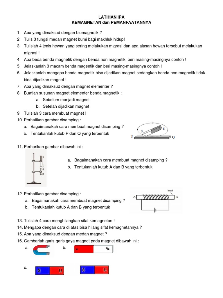 LATIHAN IPA Magnet | PDF