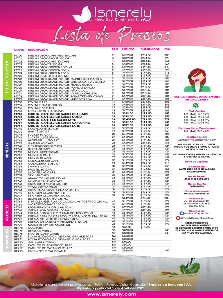 Catalogo Ismerely Corregido Agosto 2020 | PDF | Cooking, Food & Wine