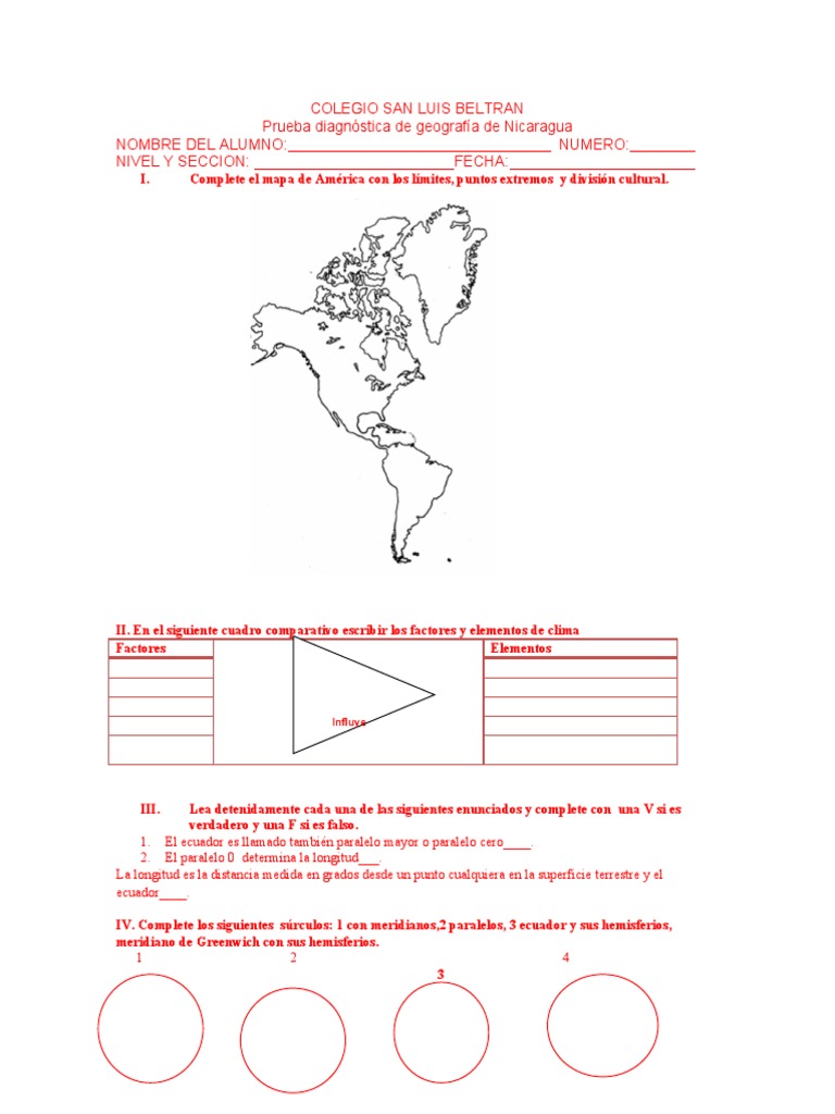 Prueva Diagnostica 8vo. | PDF | Ciencias sociales | Métodos y ...