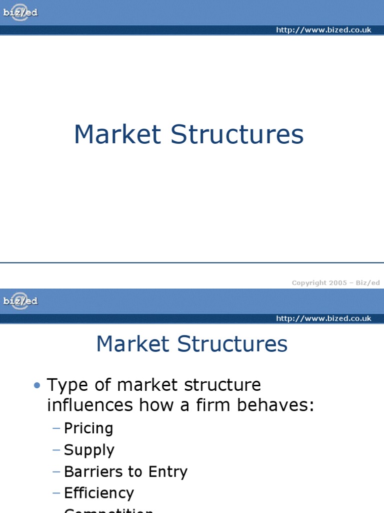 Understanding Market Structures Explained | PDF | Monopoly | Perfect ...