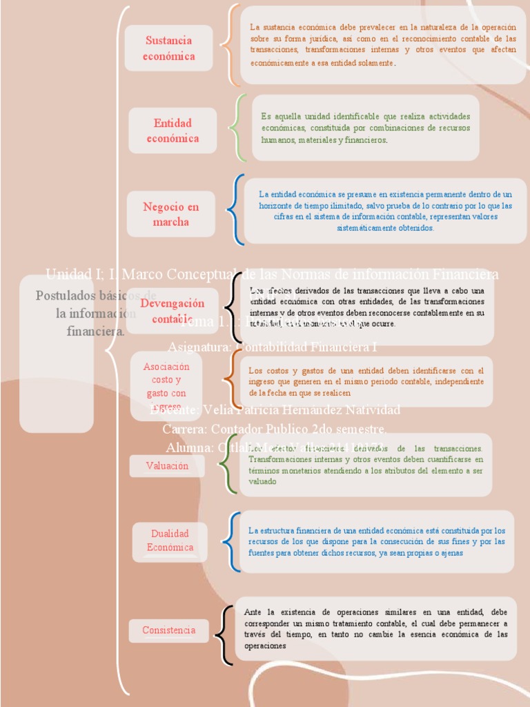 Cuadro Sinoptico Postulados Basicos | PDF | Contabilidad | Business