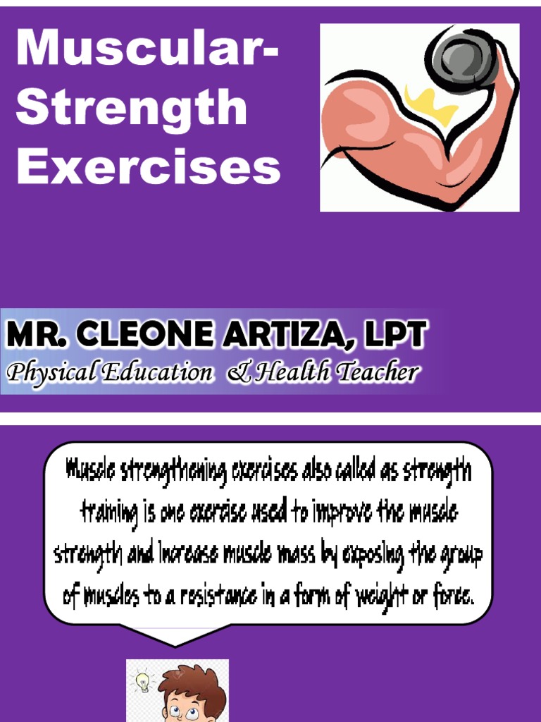 Muscular Strength Exercise | PDF | Strength Training | Weight Training