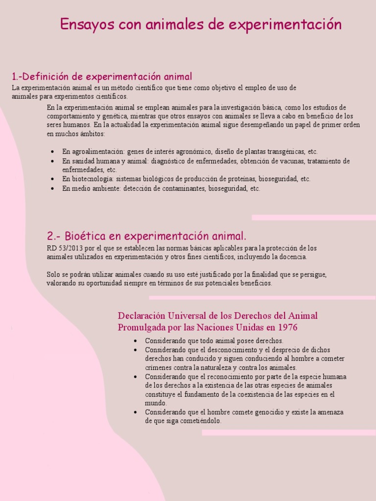 Ensayo | PDF | Pruebas en animales | Biotecnología