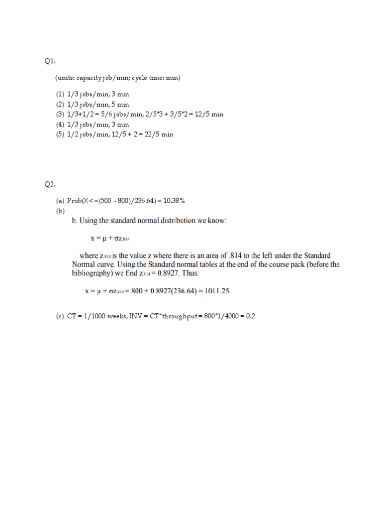 Solution HW1 | PDF