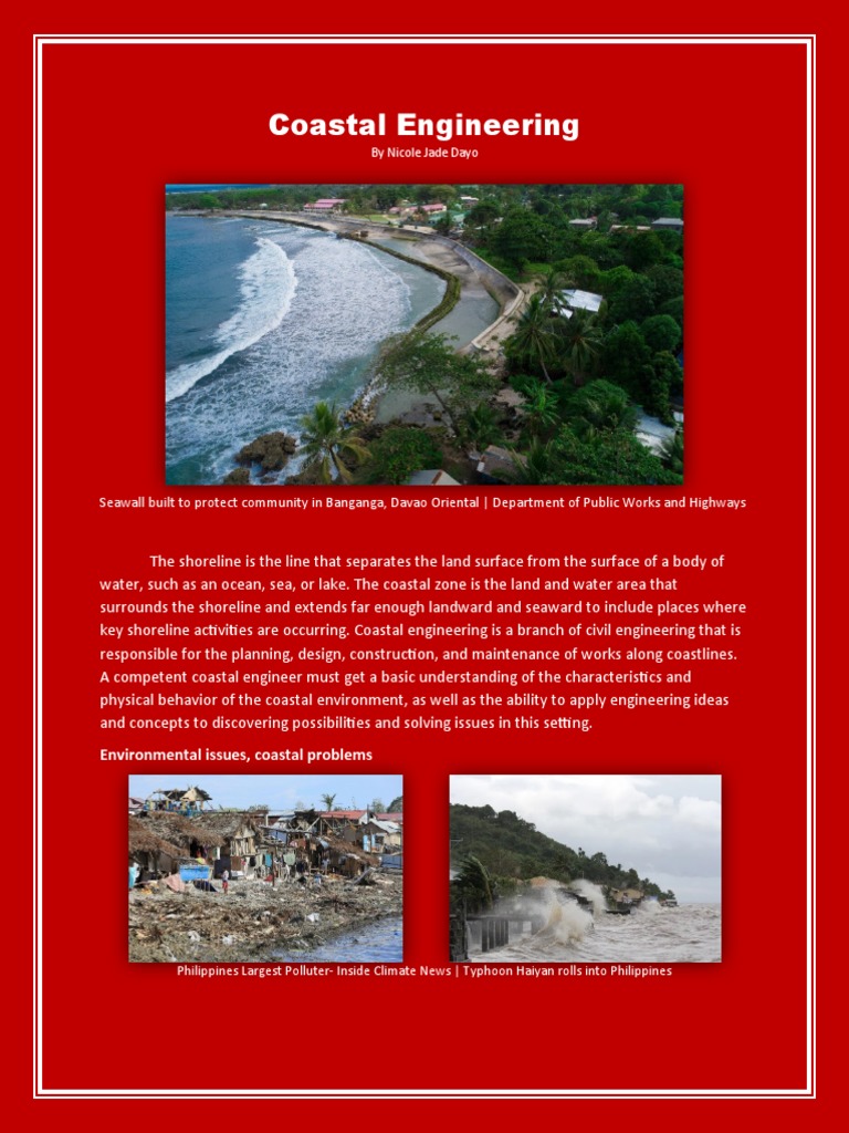 Coastal Engineering: Environmental Issues, Coastal Problems | PDF ...
