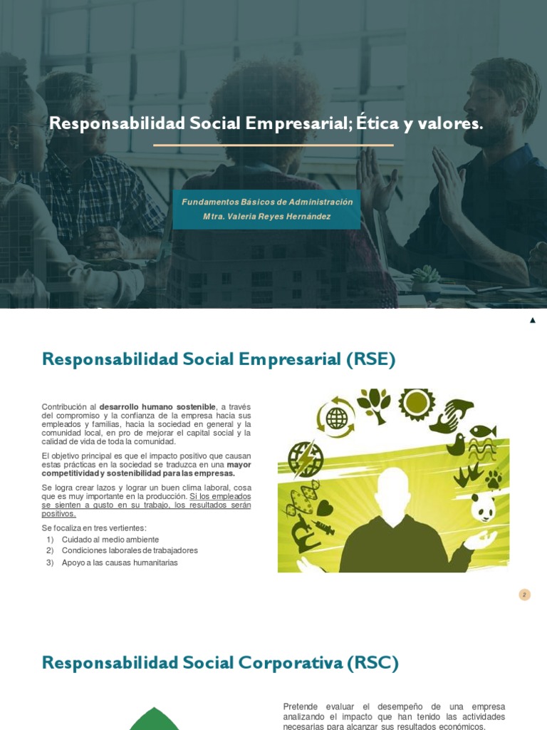Responsabilidad Social Empresarial | PDF | Responsabilidad social corporativa | Economias