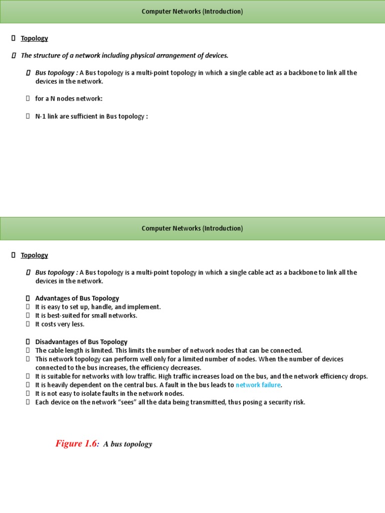 Topology: Computer Networks (Introduction) | PDF | Network Topology ...