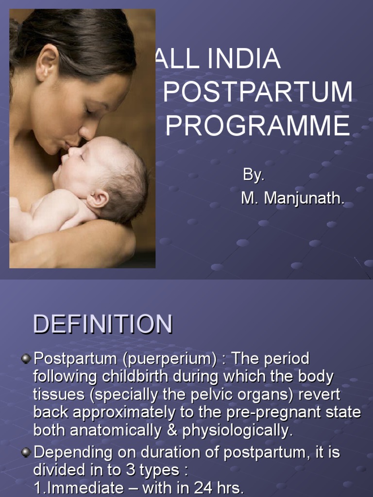 All India Postpartum Care Programme | PDF | Postpartum Period | Childbirth