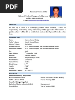 CV With Cover Letter | PDF | Bangladesh