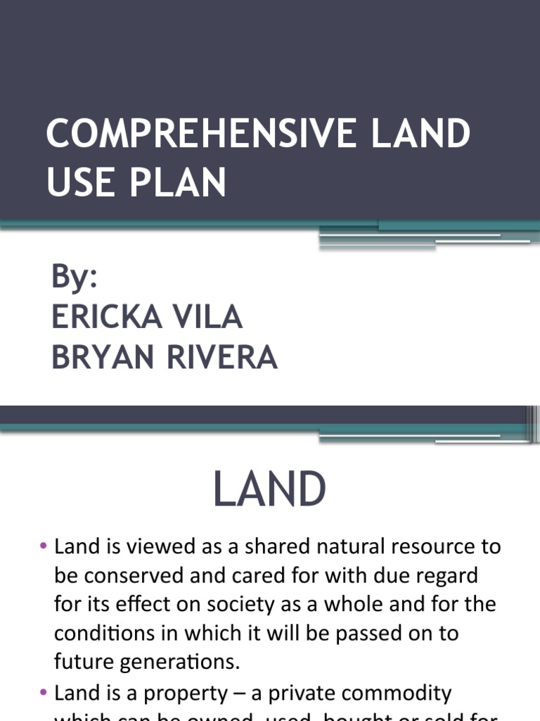 Comprehensive Land Use Plan (CLUP) | PDF | Map | Geography