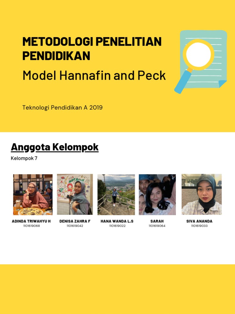 Model Hannafin dan Peck dalam Pendidikan | PDF | Seni
