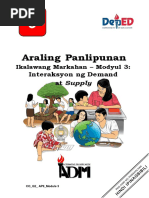 Aralin 9 Interaksyon NG Demand at Supply | PDF