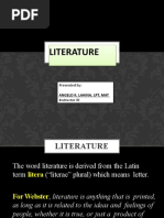 The 7 Literary Standards of Literature | PDF | Poetry | Lyric Poetry
