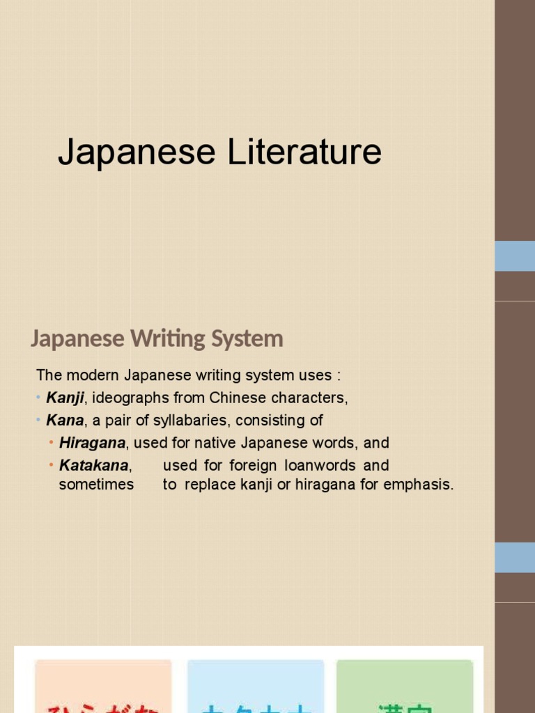 Japanese Literature | PDF | Japanese Literature | Japan