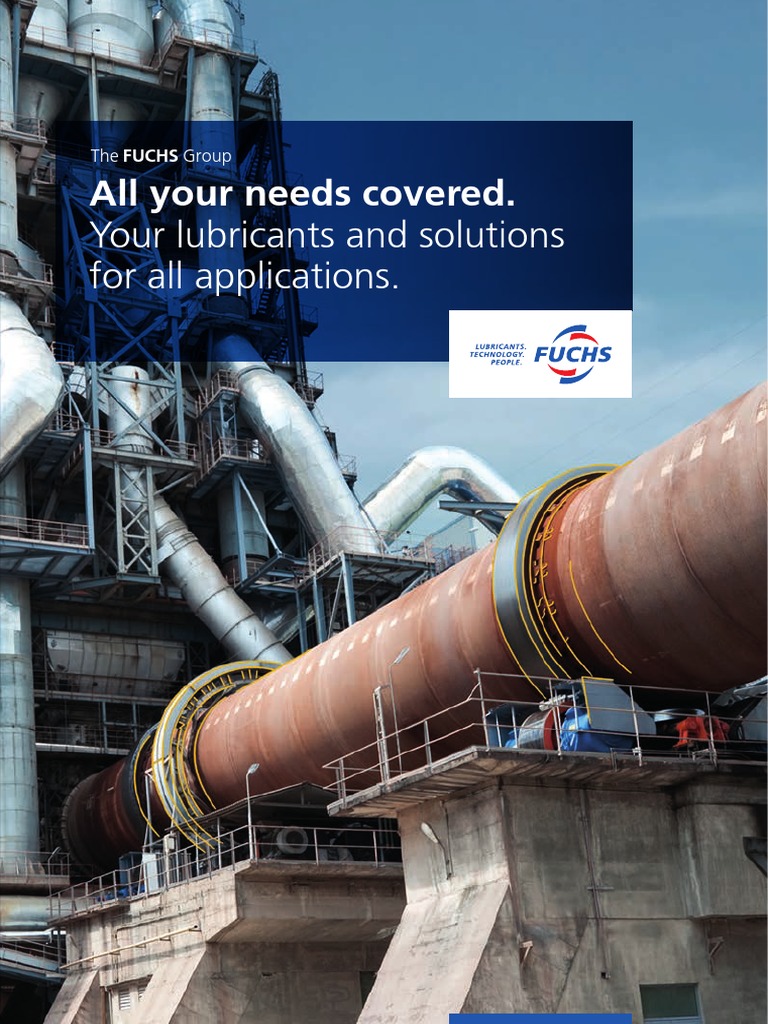 Fuchs Cement-Industry Brochure 09-2021 | PDF | Bearing (Mechanical ...