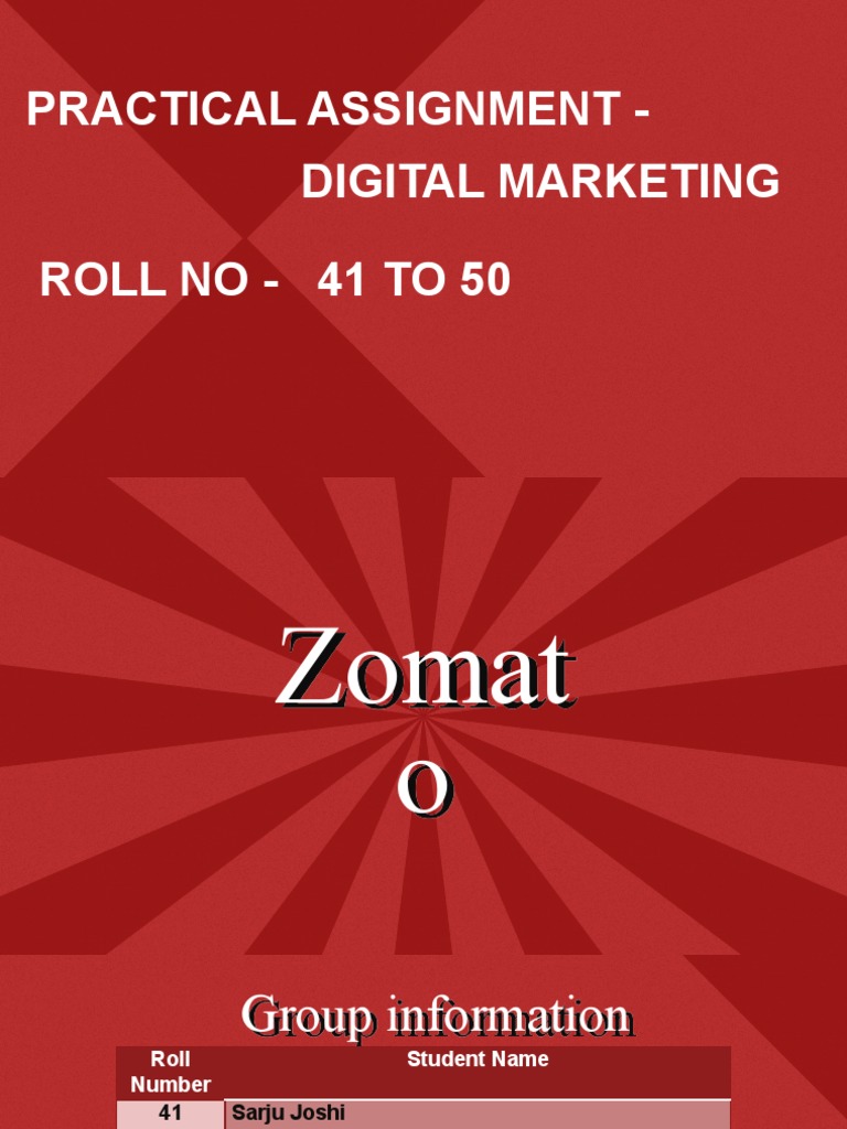 Zomato | PDF | Search Engine Optimization | Marketing Strategy