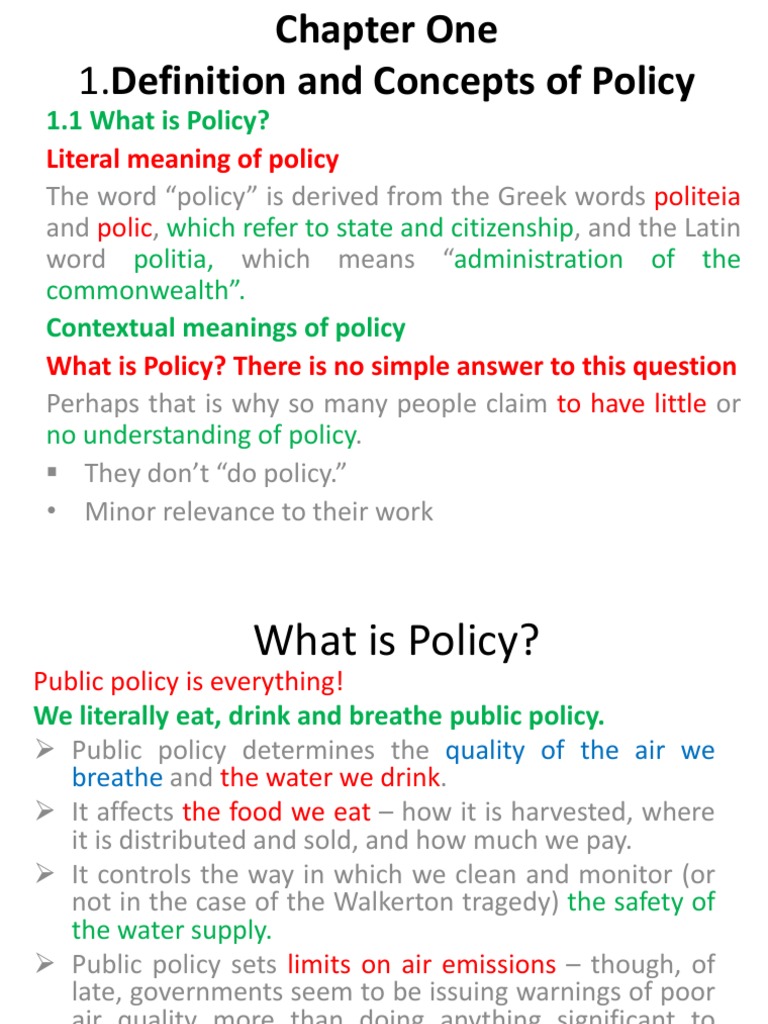 Policy Development and Analysis Course Presentation | PDF | Policy ...