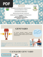 Genu Varo: Definición y Tratamiento | PDF | Rodilla | Medicina CLINICA