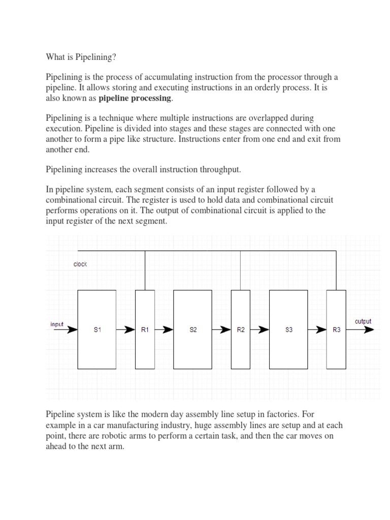 Pipelining | Download Free PDF | Central Processing Unit | Parallel Computing